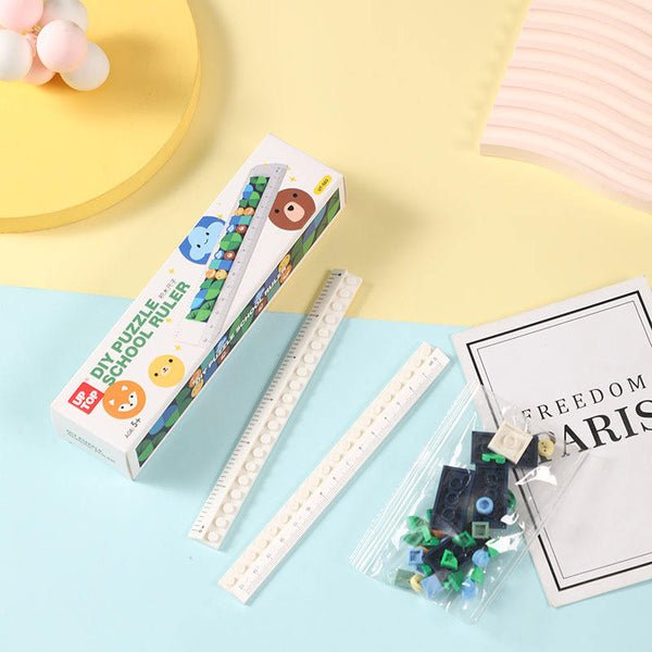 Cute Puzzle DIY Ruler - Set Of 6 Pieces – Tiny Treasures